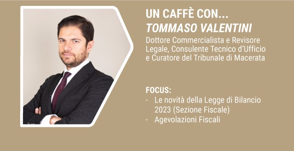 "Un caffè in compagnia di...Tommaso Valentini" - Confapi Ancona